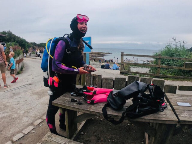 Scuba diving in England: Talland Bay, Cornwall
