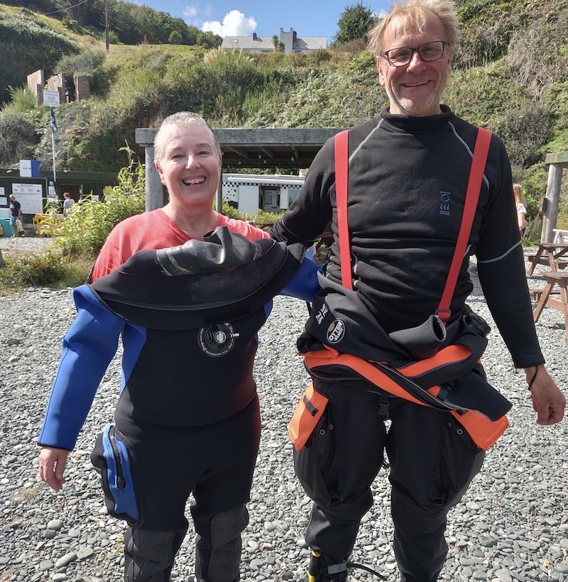 My first time Drysuit Diving and how I found the Drysuit Course