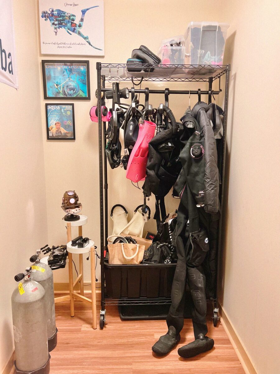 Scuba Gear Storage - How to Make the Most of Any Space